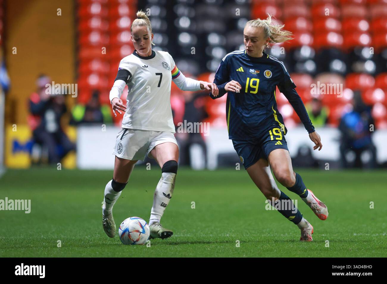 4th April 2025; Tannadice, Dundee, Scotland: Womens Nations League ...
