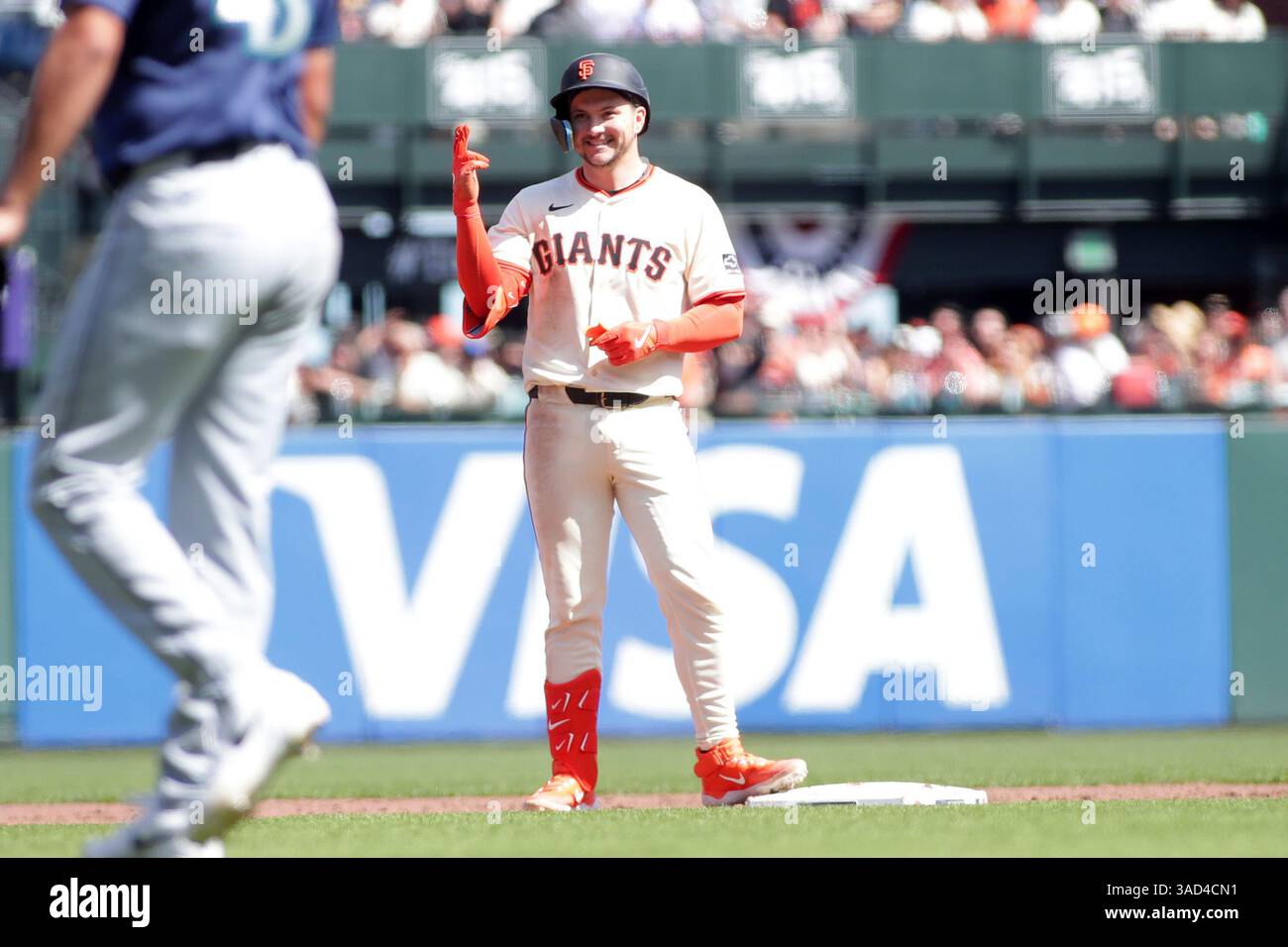 SAN FRANCISCO, CA - APRIL 4: San Francisco Giants catcher Patrick ...