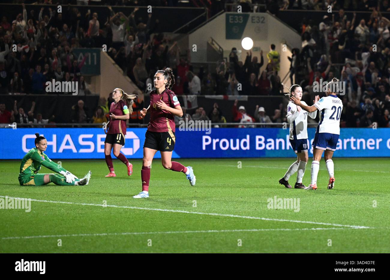 4th April 2025; Ashton Gate, Bristol, England; Womens Nations League ...