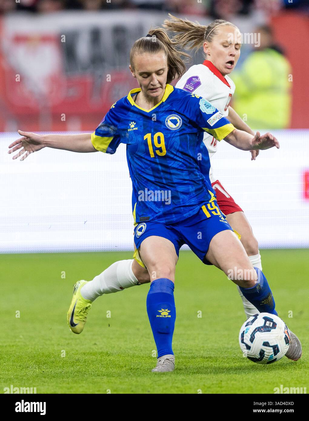 4th April 2025; Gdansk Stadium, Gdansk, Poland; Womens Nations League ...
