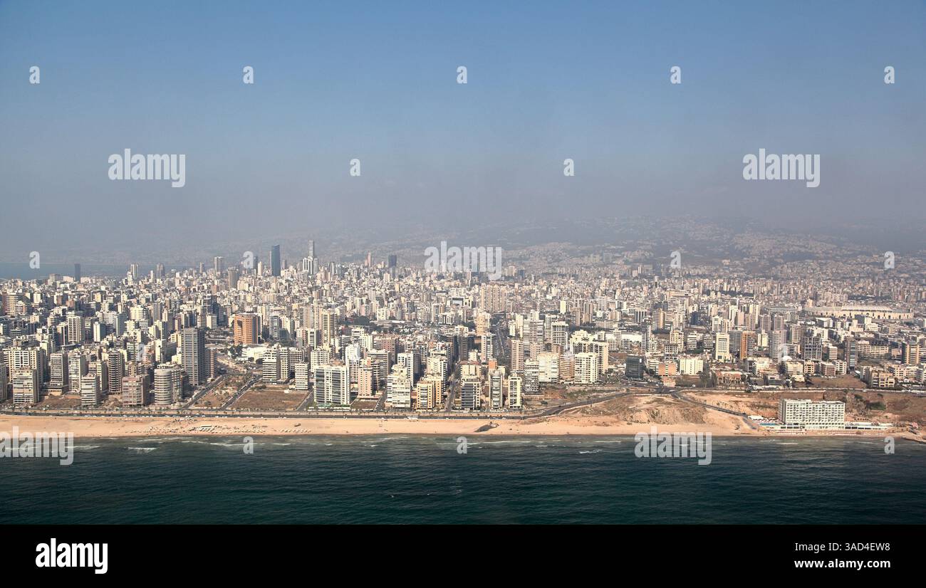 Aerial view of Beirut, Lebanon Stock Photo - Alamy