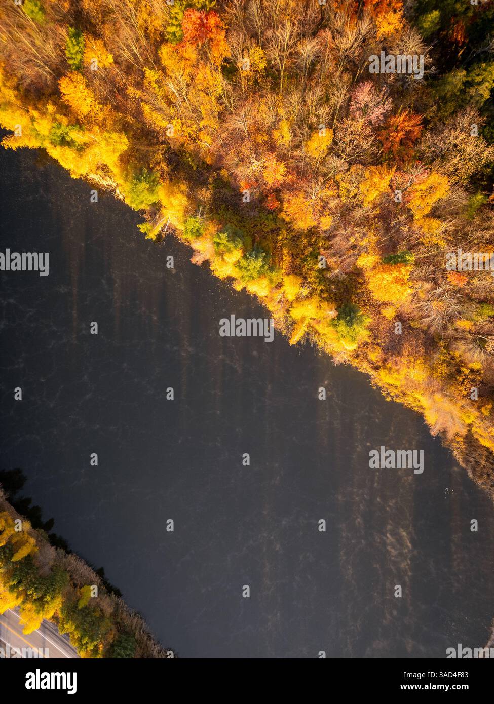 Early morning bird's eye view of Ottawa in the Fall Stock Photo - Alamy