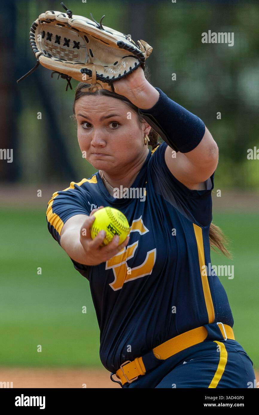 ETSU pitcher Cameron Lauretta (23) pitches against Samford during an ...
