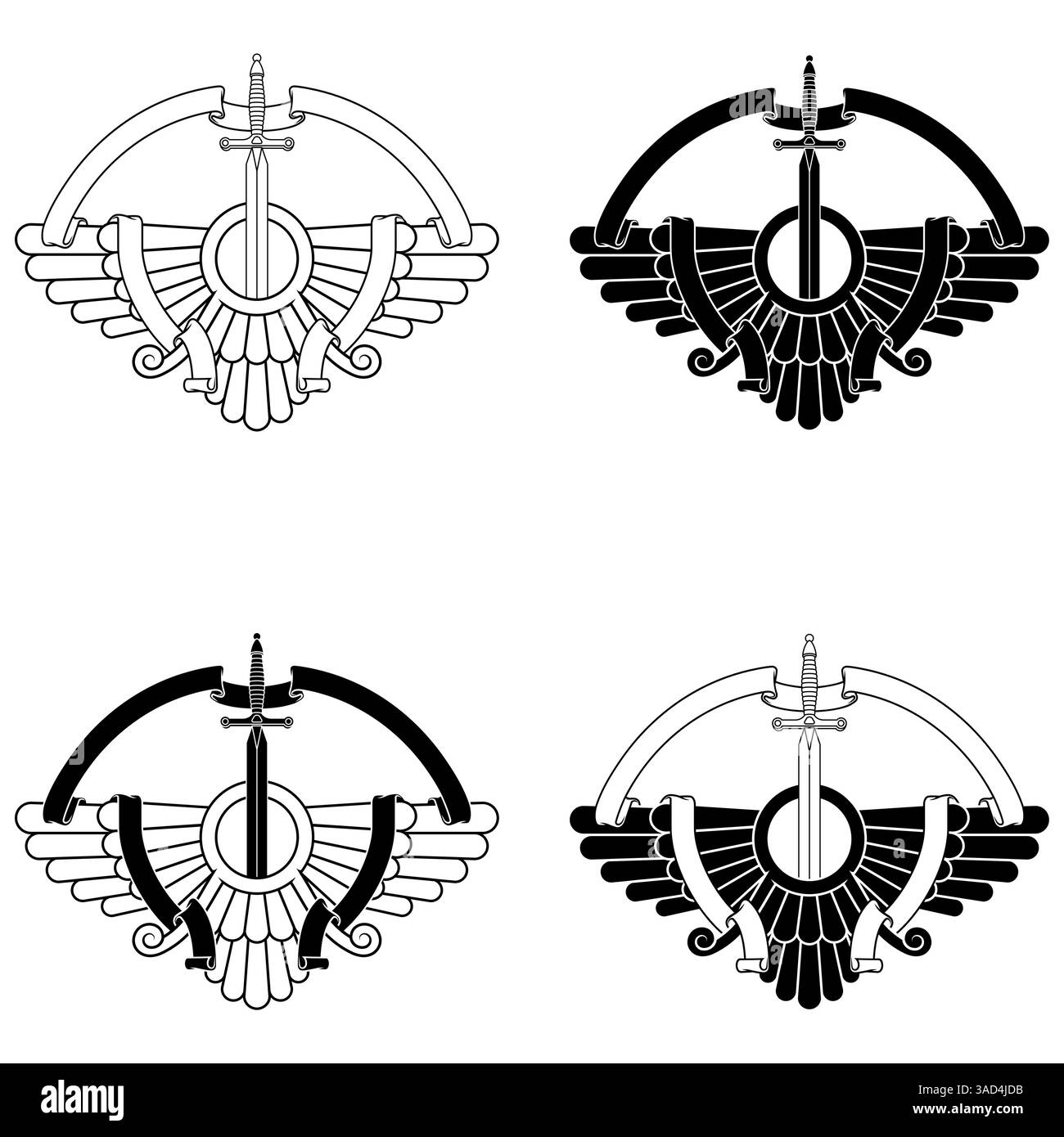 Vector design of Faravahar symbol, symbol of Zoroastrian religion ...