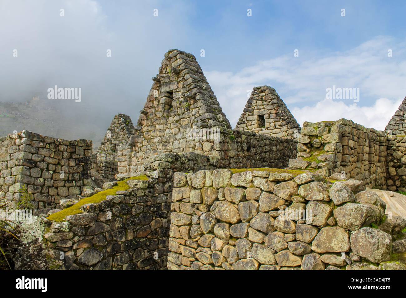 Machu Picchu ancient city of Incas in Peru. Cusco Sacred valley and Machu Picchu historical ...