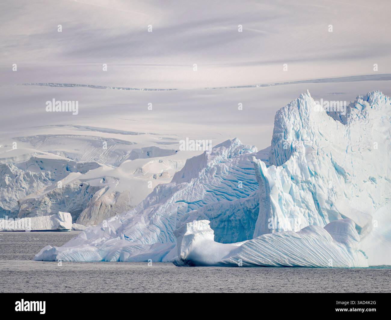 Landscape near Portal Point in the Graham Land of the Antarctic ...