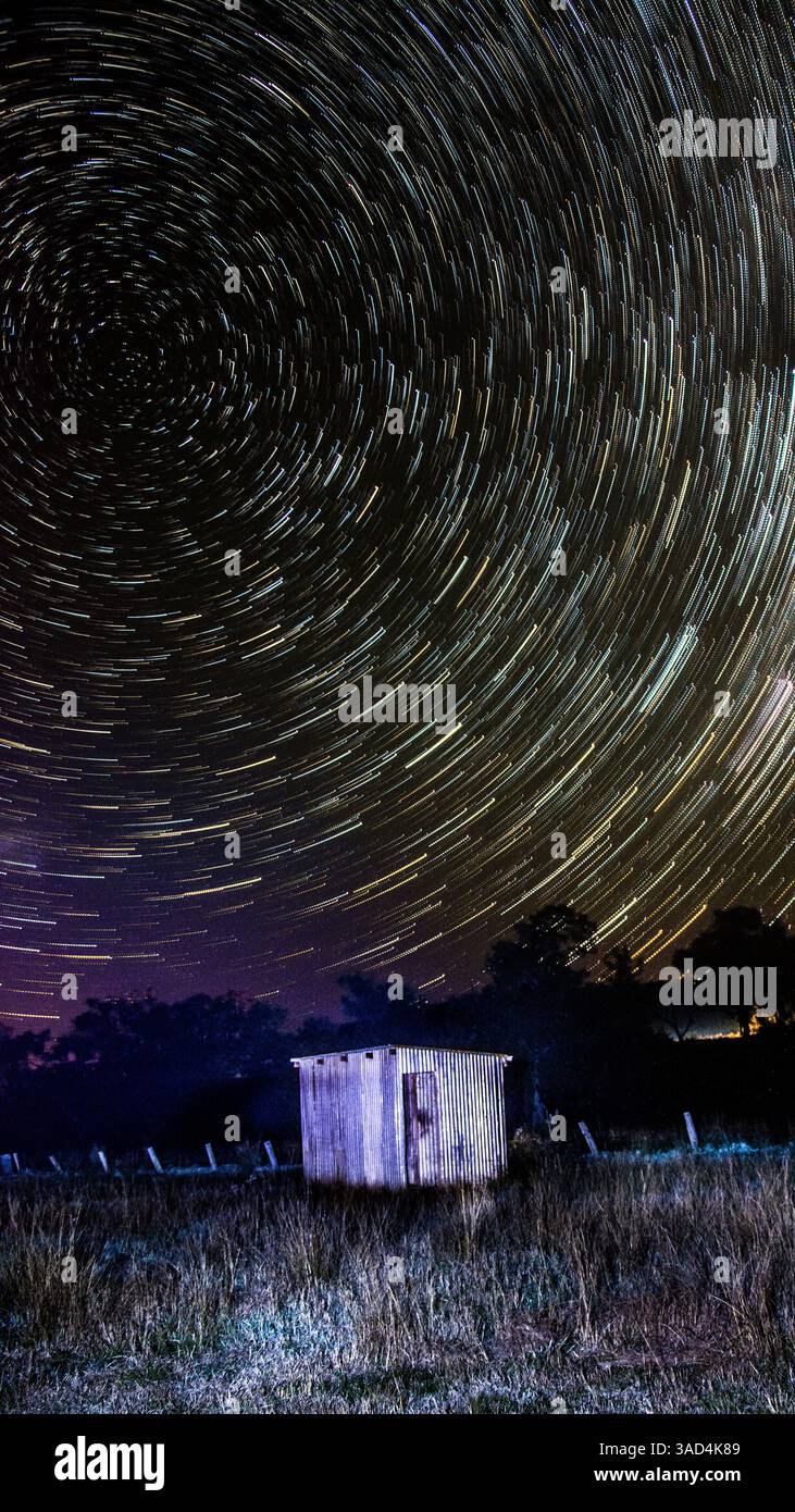 Star trails background hi-res stock photography and images - Alamy