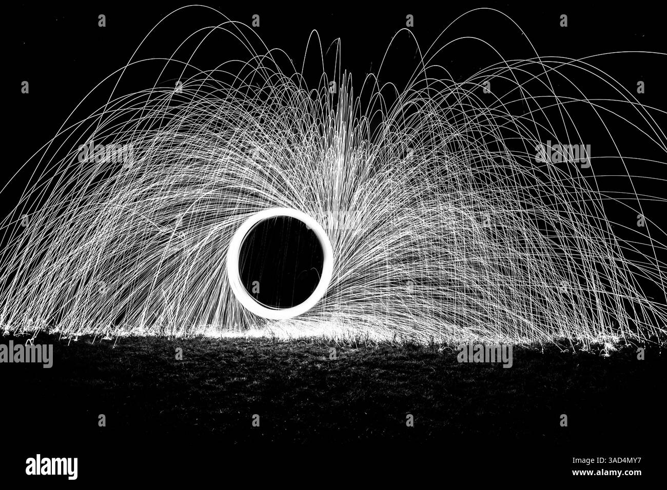 Black circles vector illustration Black and White Stock Photos & Images ...