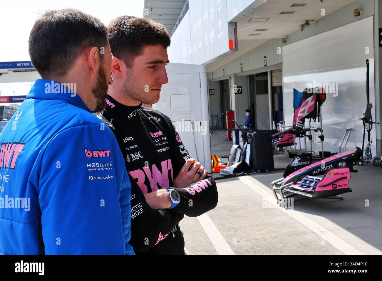Suzuka, Japan. 05th Apr, 2025. Jack Doohan (AUS) Alpine F1 Team (Right ...