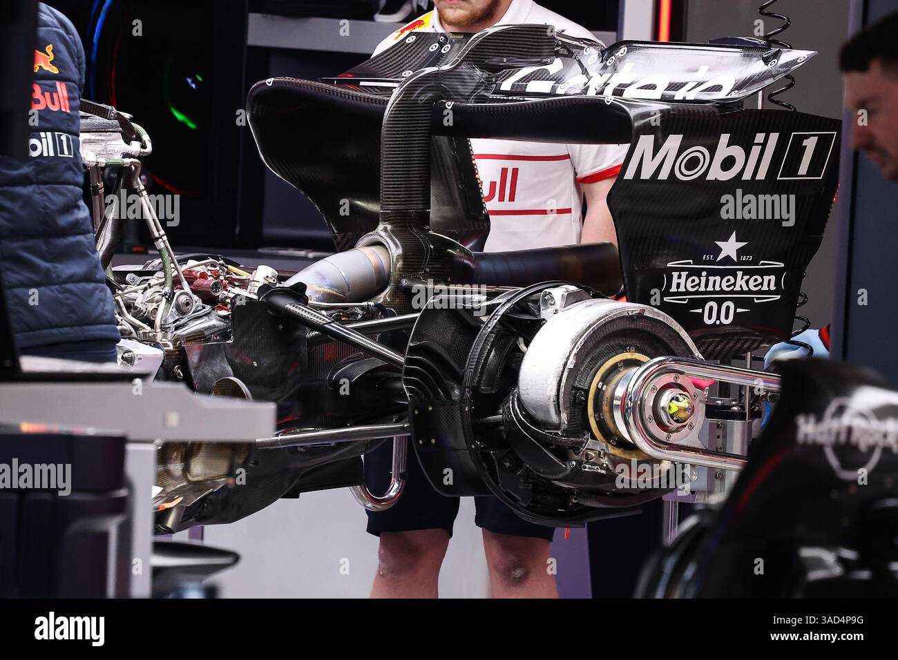 Suzuka, Japon. 04th Apr, 2025. Red Bull Racing RB21, mechanical detail ...