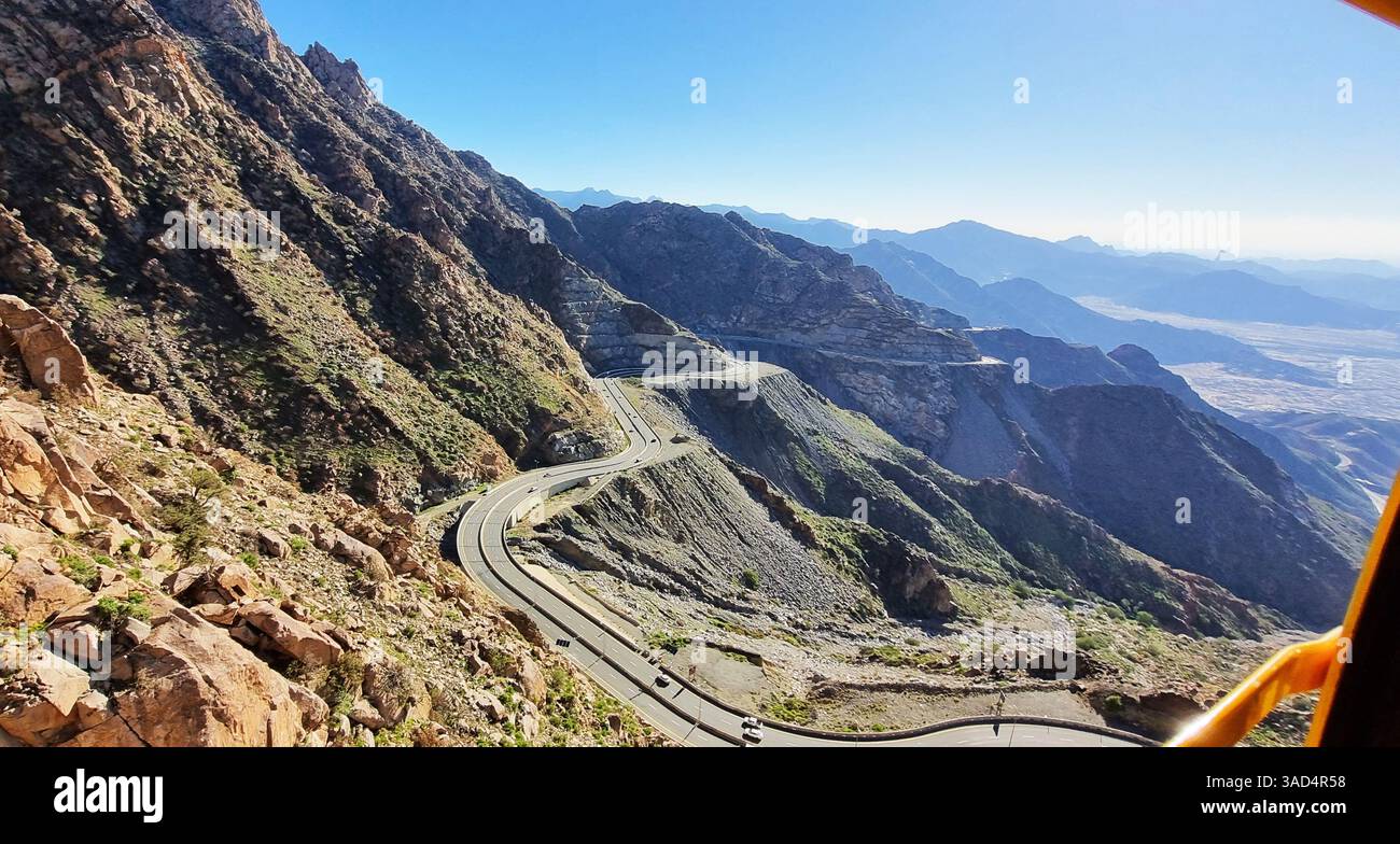 Taif scenery view from Al Hada Cable Car Stock Photo - Alamy