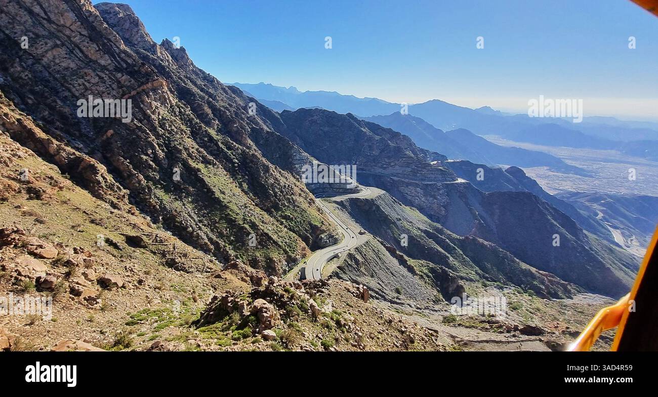 Taif scenery view from Al Hada Cable Car Stock Photo - Alamy