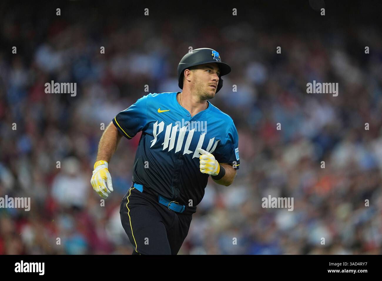 Philadelphia Phillies' J.T. Realmuto in action during a baseball game ...