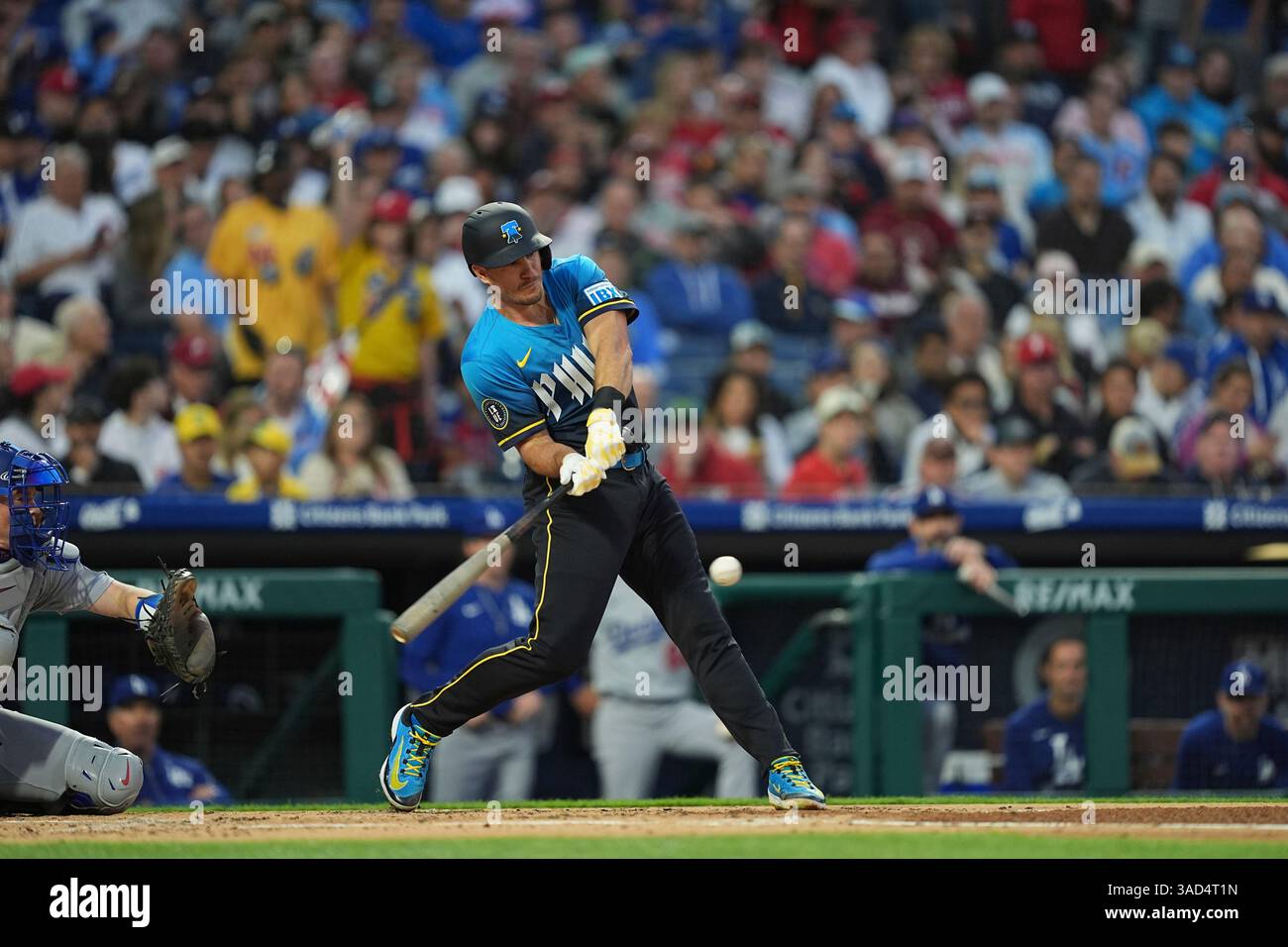 Philadelphia Phillies' J.T. Realmuto in action during a baseball game ...