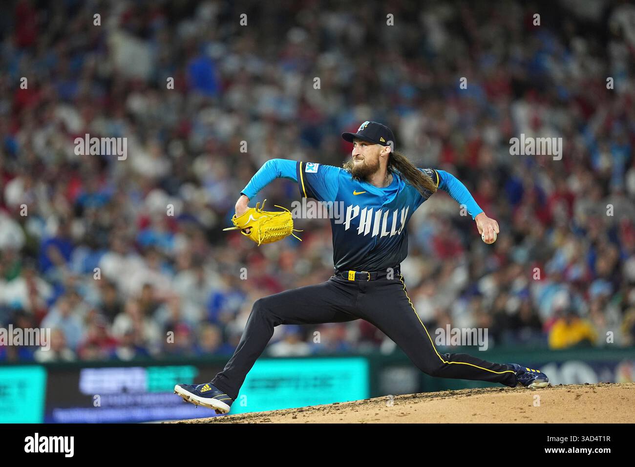 Philadelphia Phillies pitcher Matt Strahm in action during a baseball ...