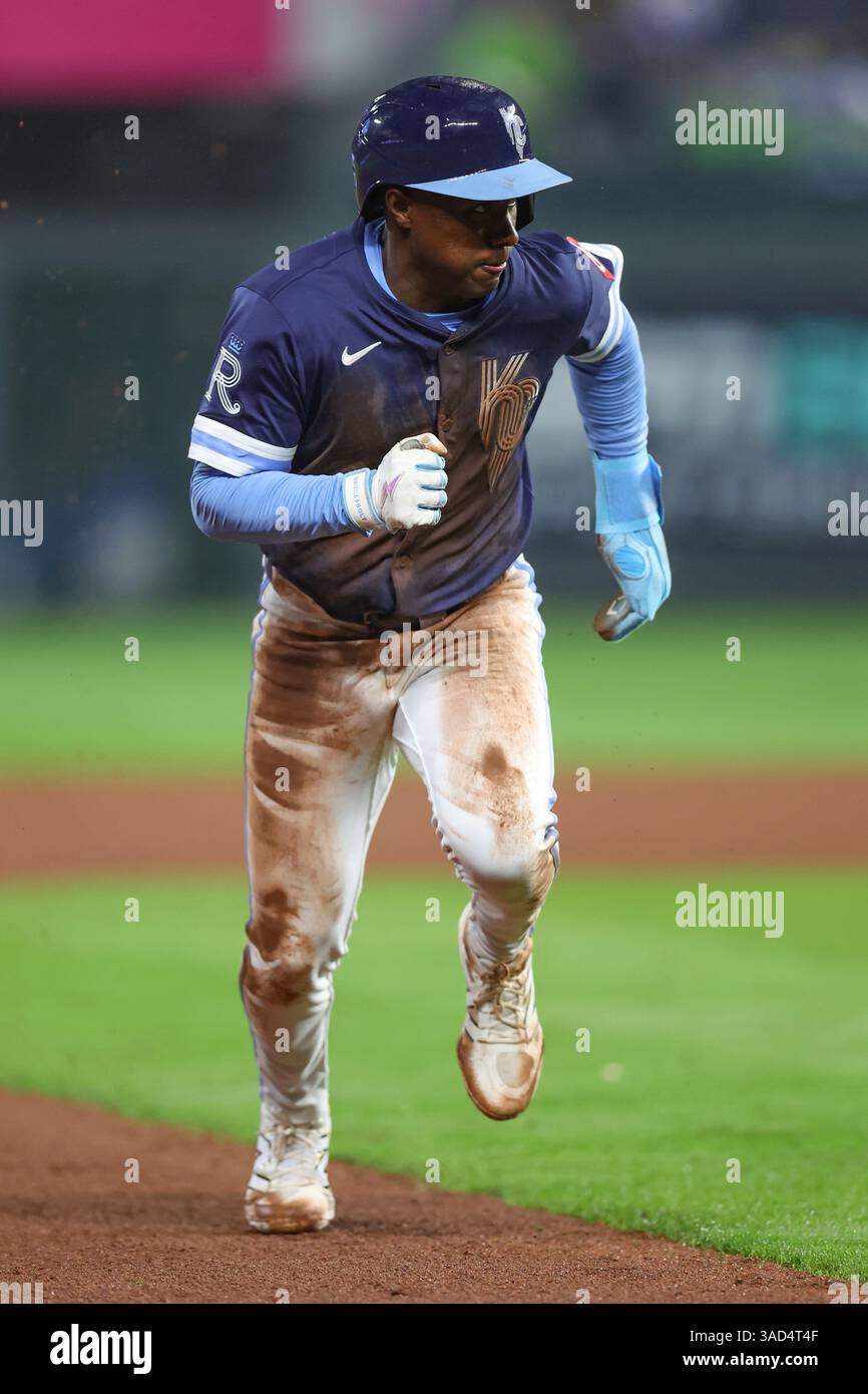 KANSAS CITY, MO - APRIL 04: Kansas City Royals shortstop Tyler Tolbert ...