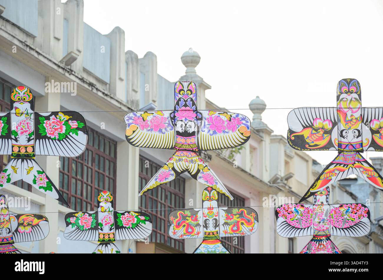 Jiangmen,Guangdong,China.3rd April 2025.The historic Daxin Road-Renshou ...