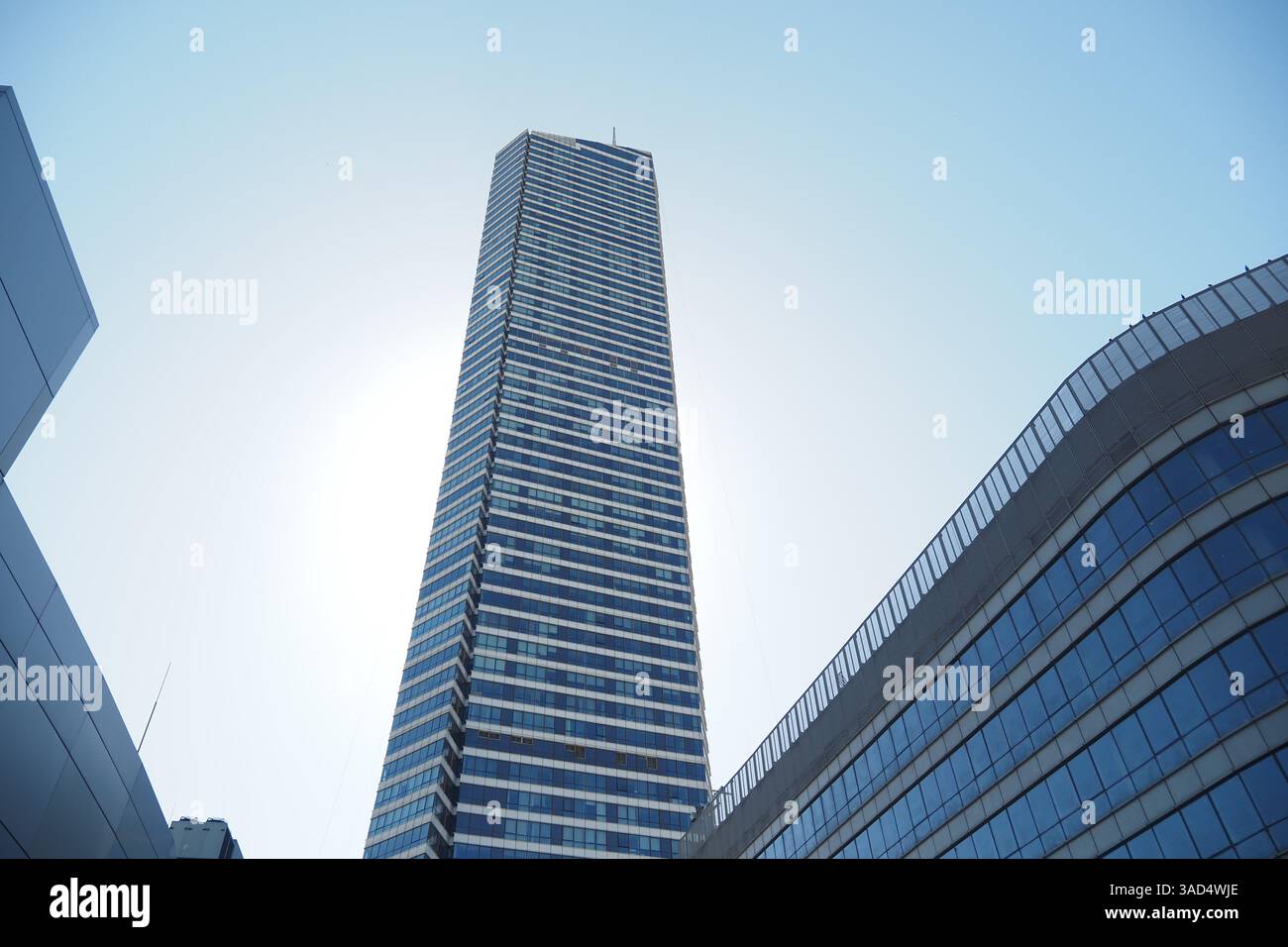 turkey istanbul 12 january 2025, Towering skyscraper under clear blue ...