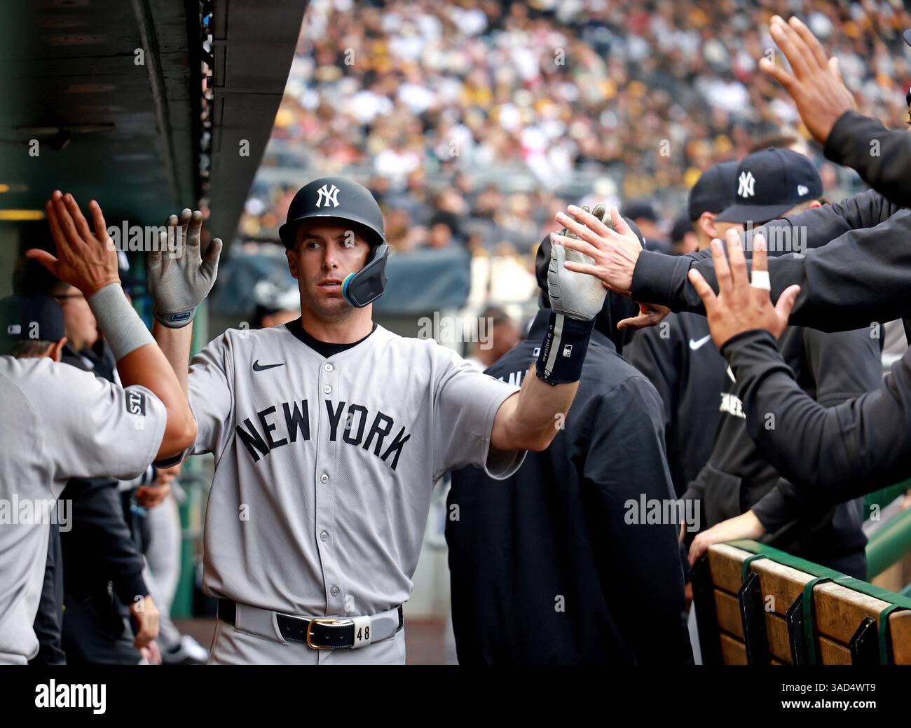 PITTSBURGH, PA - APRIL 04: New York Yankees first baseman Paul ...