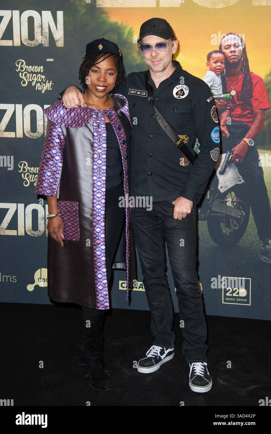 Paris, France. 04th Apr, 2025. Laurence Lascary and Brice Davoli ...