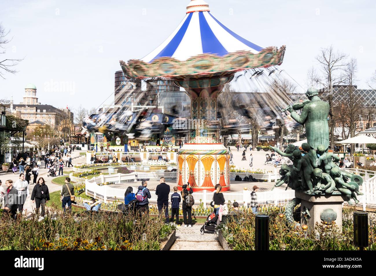 Copenhagen, Denmark. 04th Apr, 2025. The Swing Carousel seen at the ...
