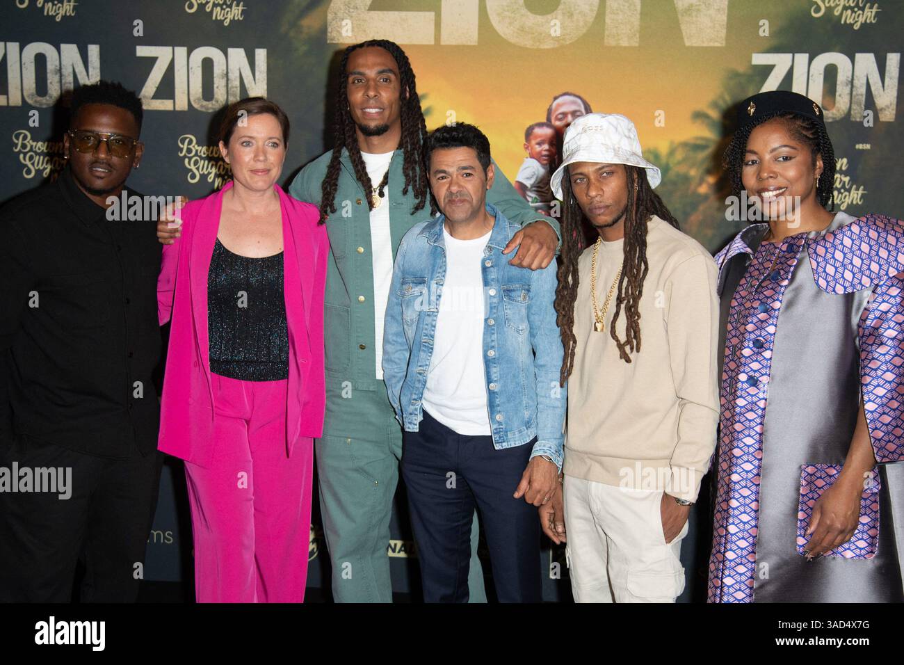 Paris, France. 04th Apr, 2025. Guests, Nelson Foix, Jamel Debbouze ...