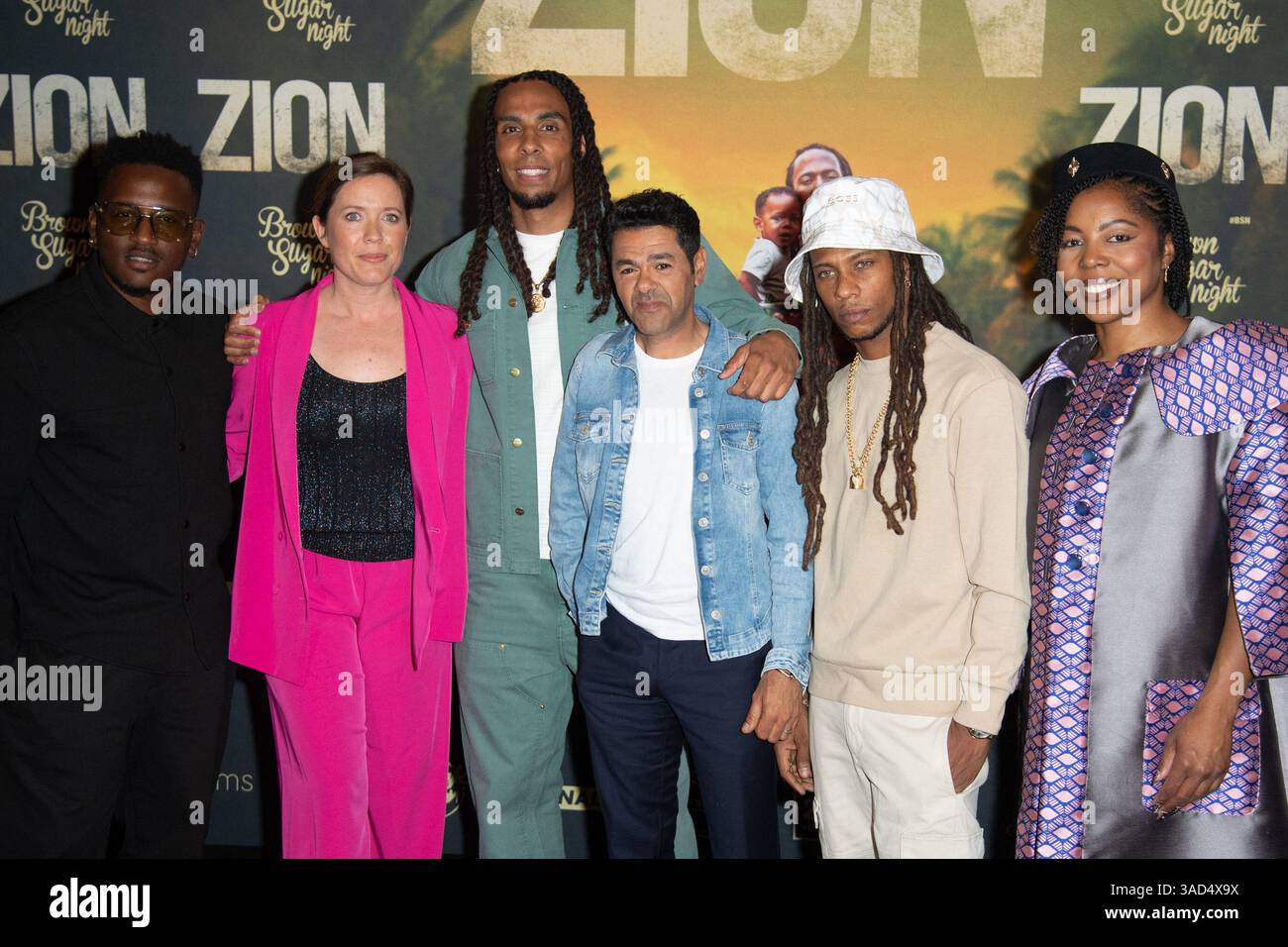 Paris, France. 04th Apr, 2025. Guests, Nelson Foix, Jamel Debbouze ...