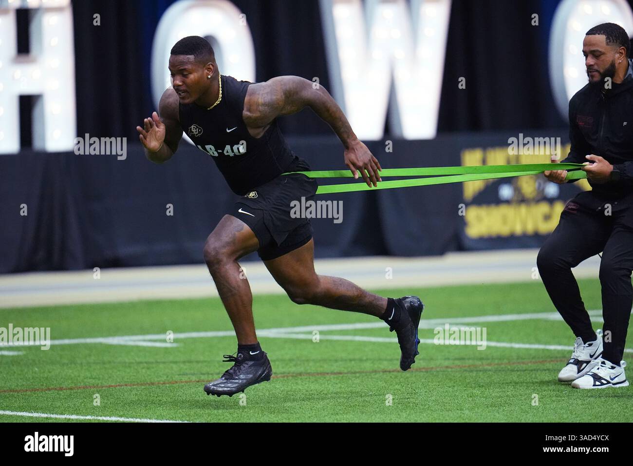 Colorado linebacker LaVonta Bentley during Colorado's NFL football pro ...