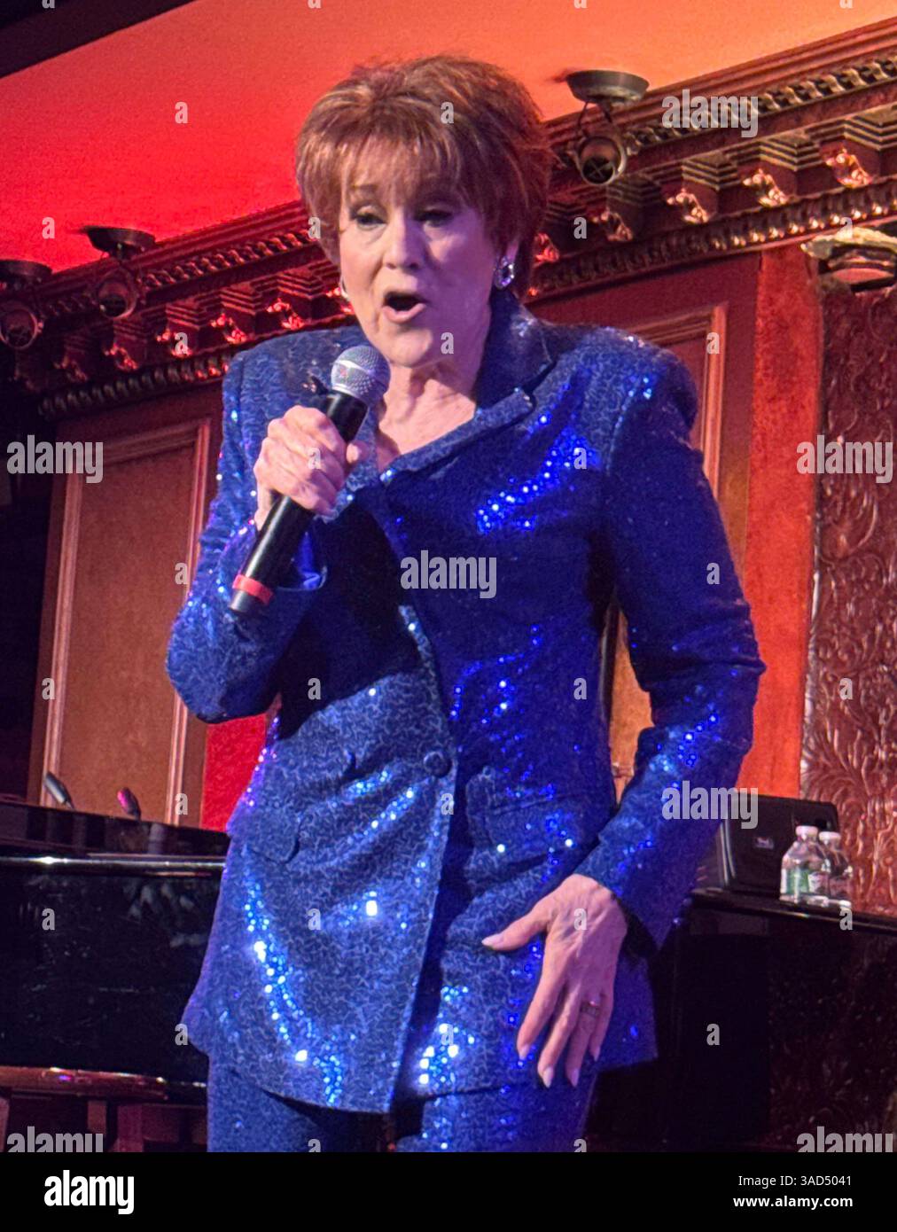 April 4, 2025, New York, New York, USA: Singer LORNA LUFT performs ...