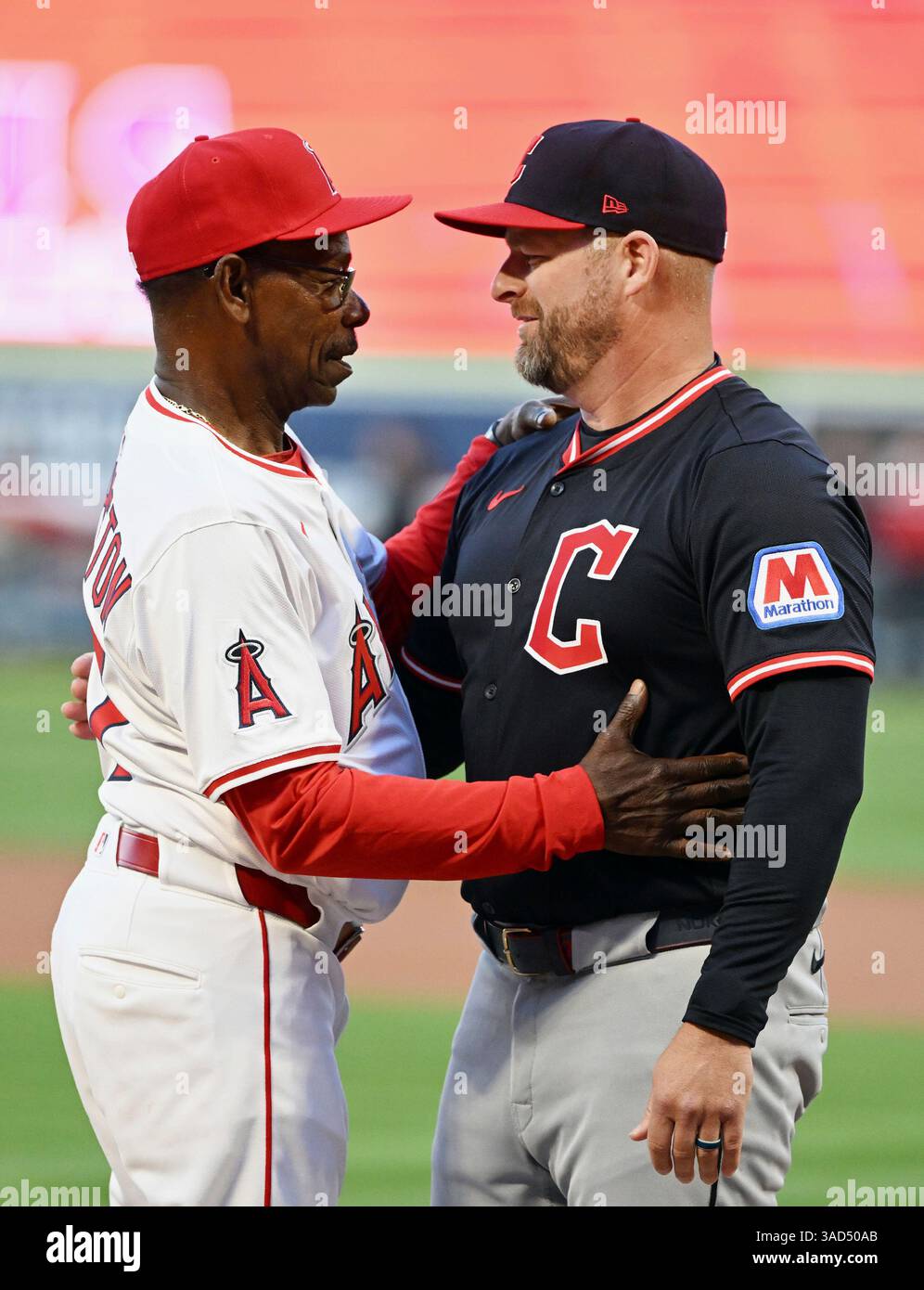 ANAHEIM, CA - APRIL 04: Los Angeles Angels Manager Ron Washington (37 ...