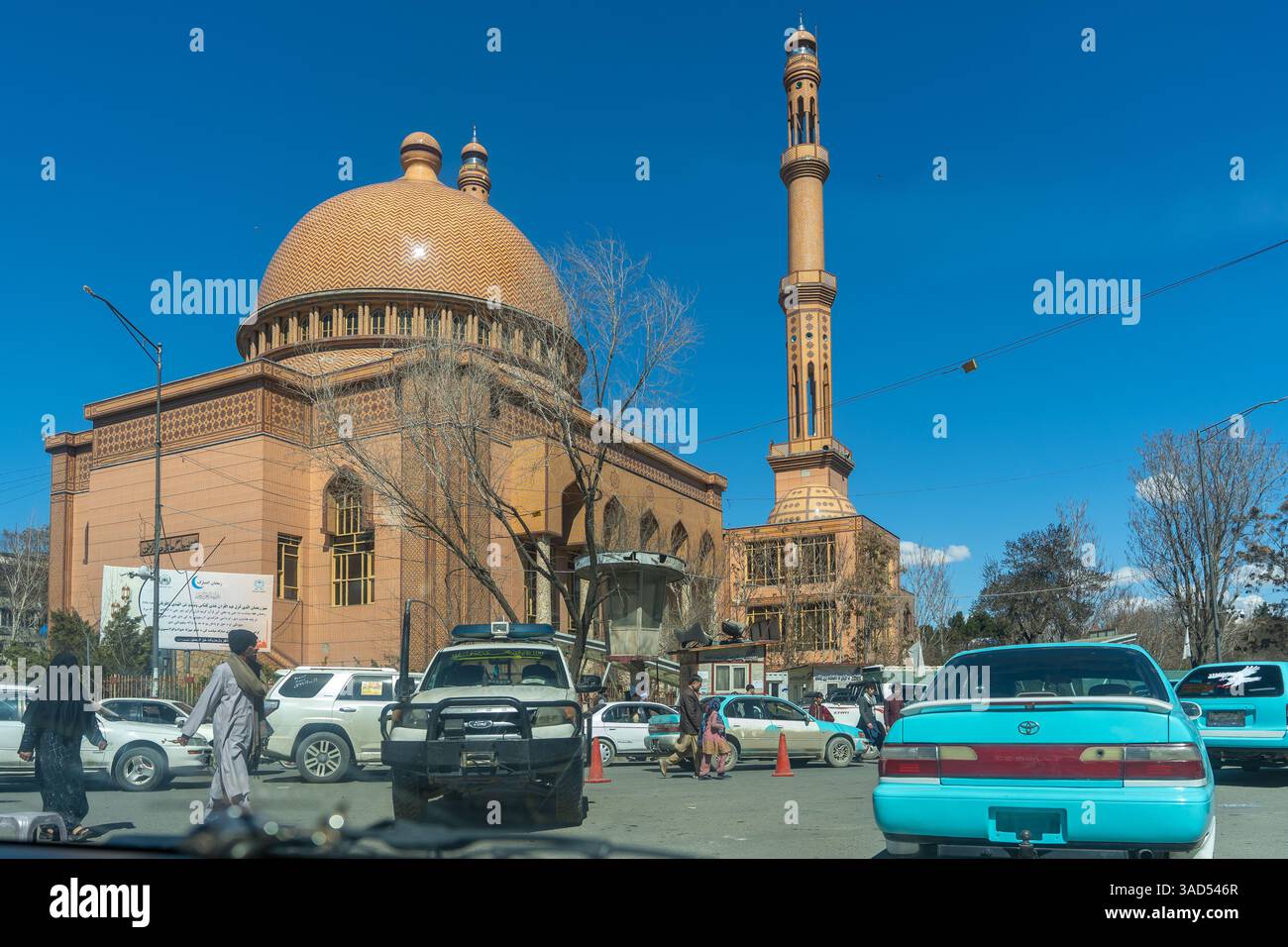 Great Mosque Abdul Rahman in Kabul Stock Photo - Alamy