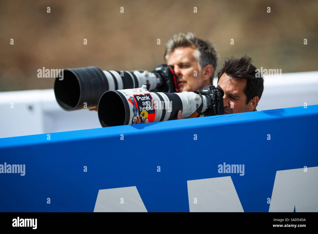 Photographers Vladimir Rys and Darren Heath during the Formula 1 Lenovo ...