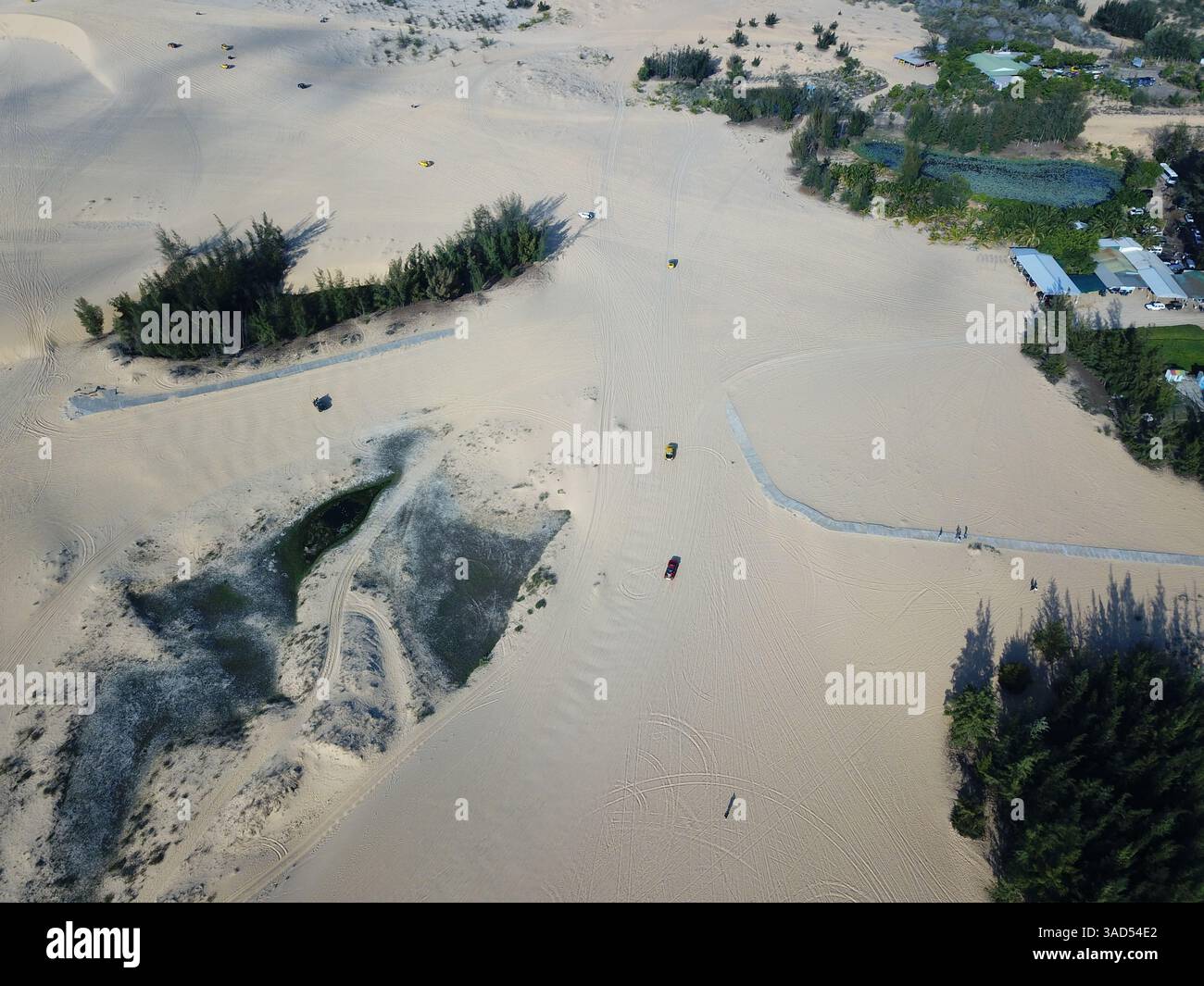 Bau Trang Tourist Area, Mui Ne - The magnificent little desert. Bau Trang Mui Ne is often ...