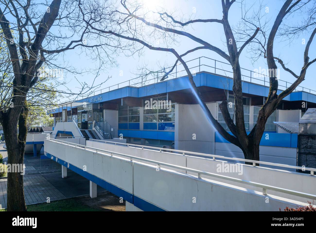 vienna, austria, 04 april 2025, public swimming pool, doebling ...