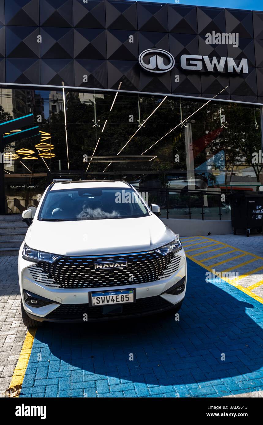 Sao Paulo, SP, January 22, 2025. GWM dealership in Sao Paulo, Brazil ...