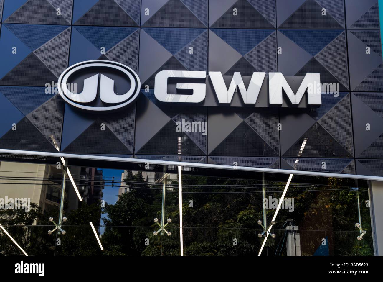 Sao Paulo, SP, January 22, 2025. Close-up of the GWM (Great Wall Motors ...
