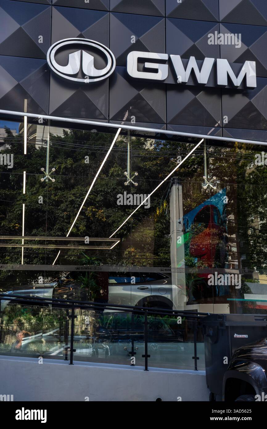 Sao Paulo, SP, January 22, 2025. Close-up of the GWM (Great Wall Motors ...