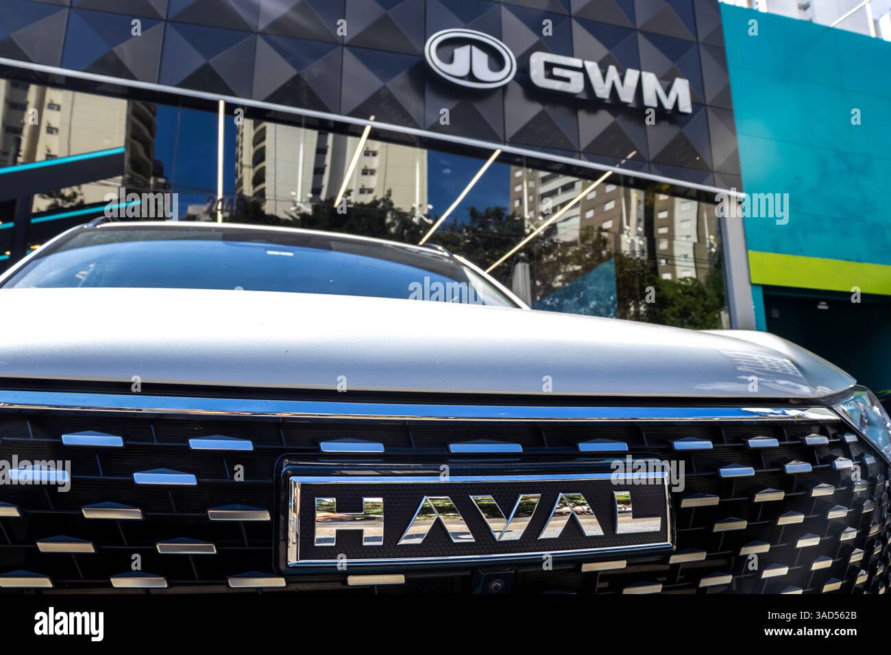 Sao Paulo, SP, January 22, 2025. GWM dealership in Sao Paulo, Brazil ...