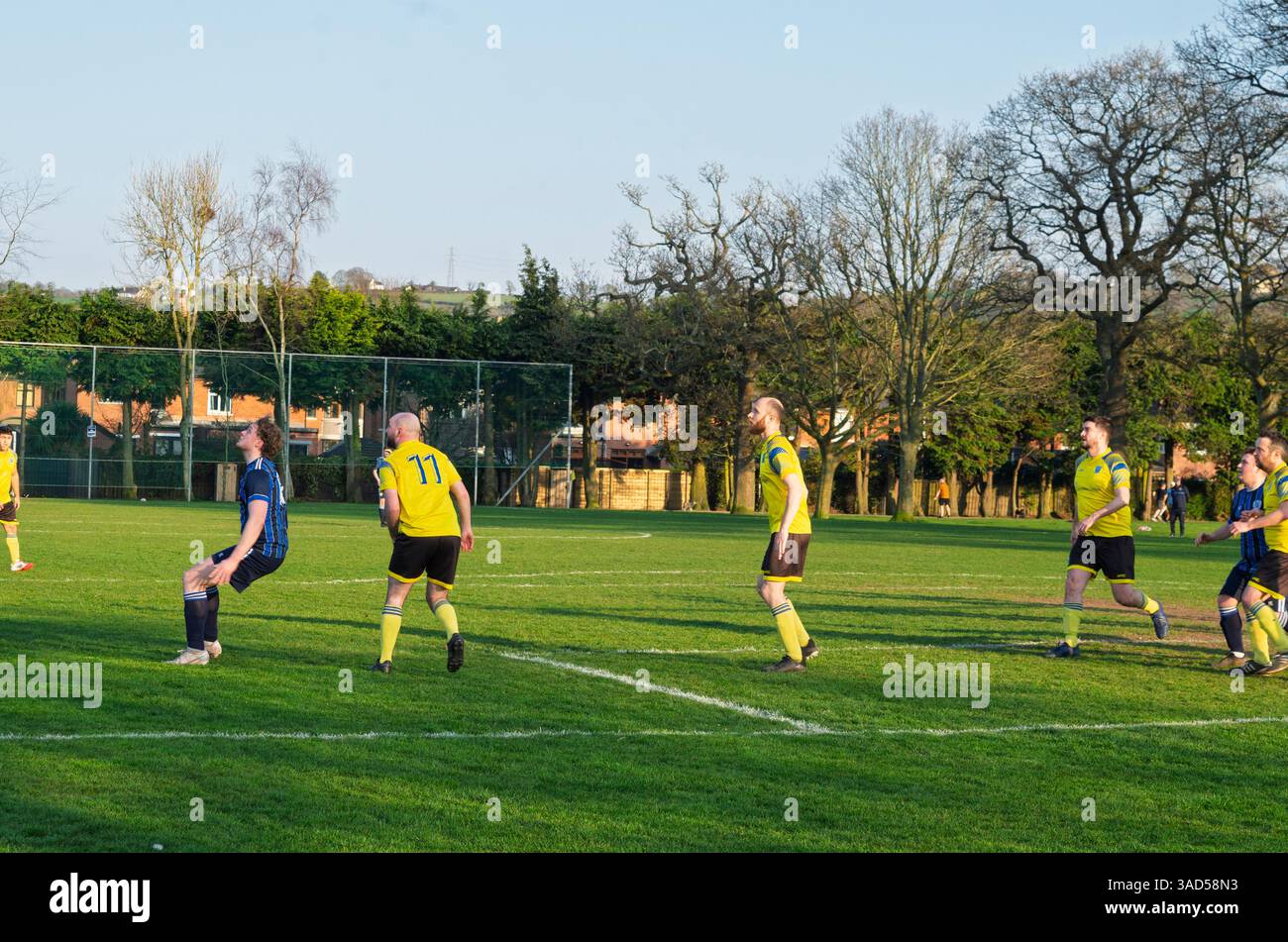 Belfast Co. Antrim Northern Ireland April 3 2025 - Local Belfast soccer ...