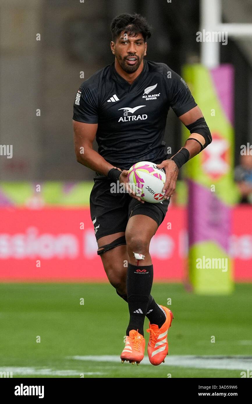 Singapore National Stadium, Singapore. 5th Apr, 2025. HSBC International Rugby Sevens Singapore ...
