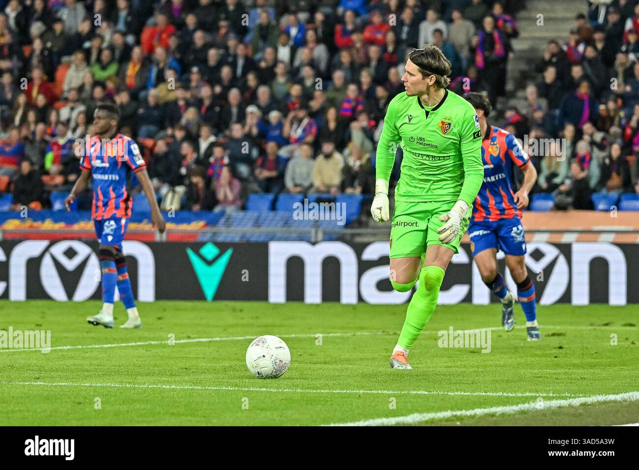 Marwin Hitz (FC Basel, #01) SUI, FC Basel - Grasshoppers Zuerich ...