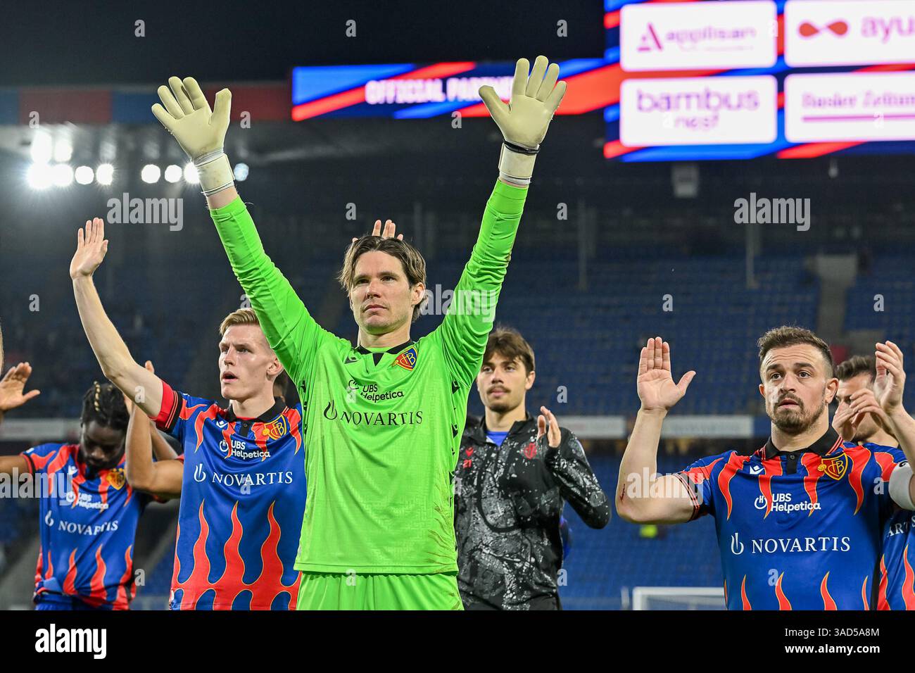 Marwin Hitz (FC Basel, #01) SUI, FC Basel - Grasshoppers Zuerich, Fussball, Swiss Super League ...