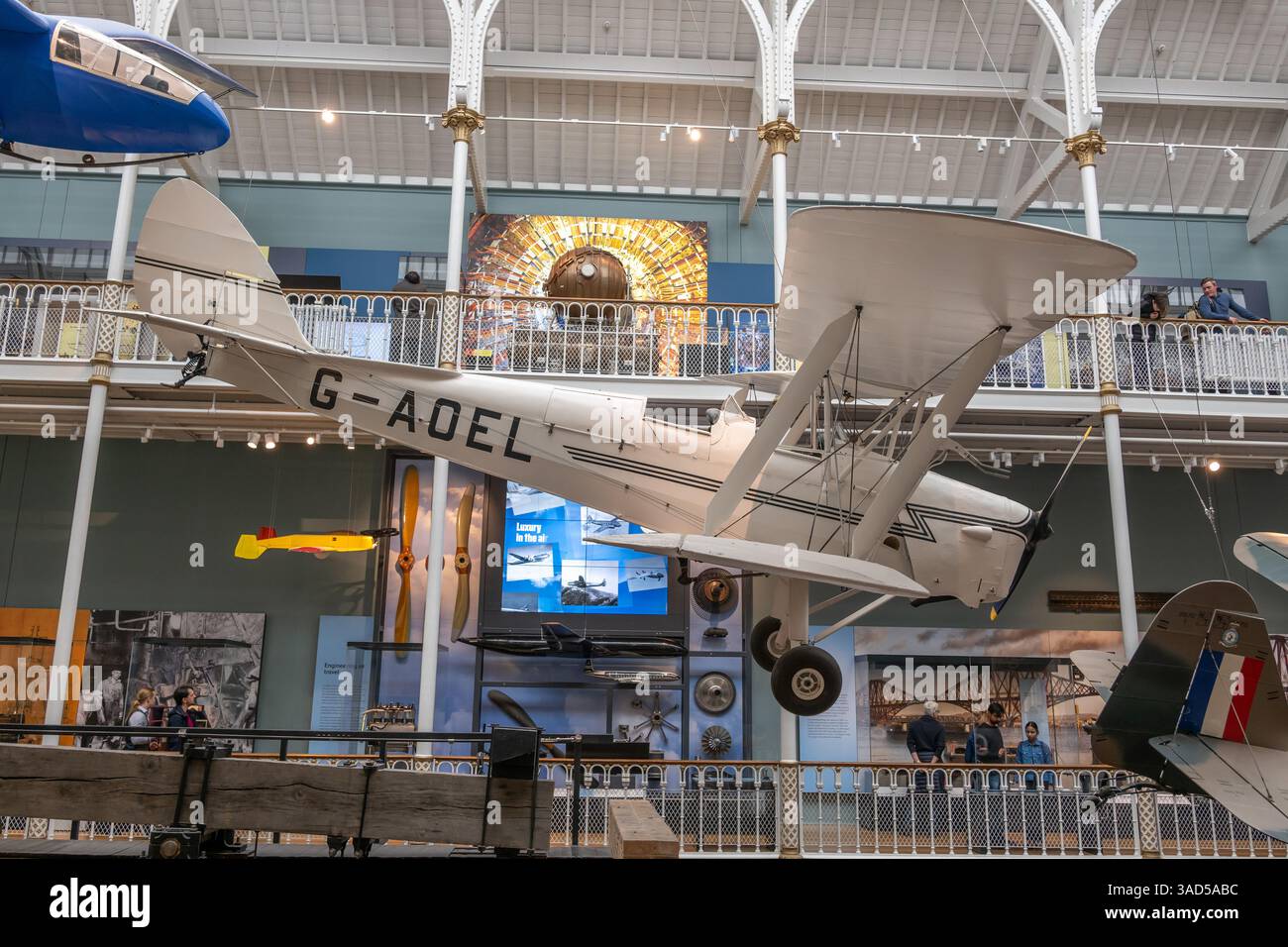 Aircraft De Havilland Tiger Moth G-AOEL, biplane in Science and ...