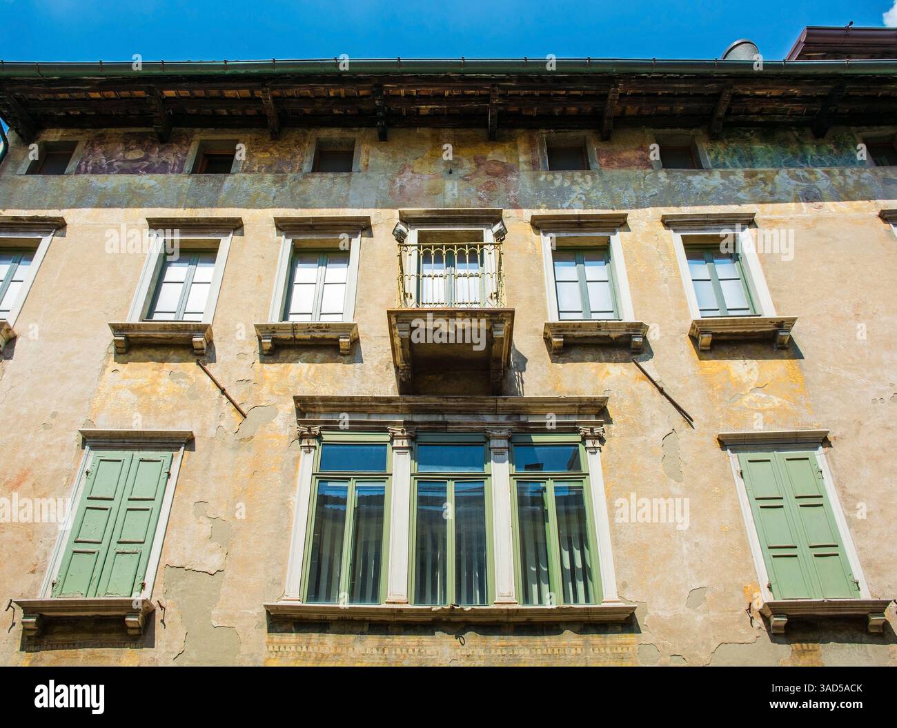 An historic Renaissance building in the centre of Udine, Friuli, N.E ...