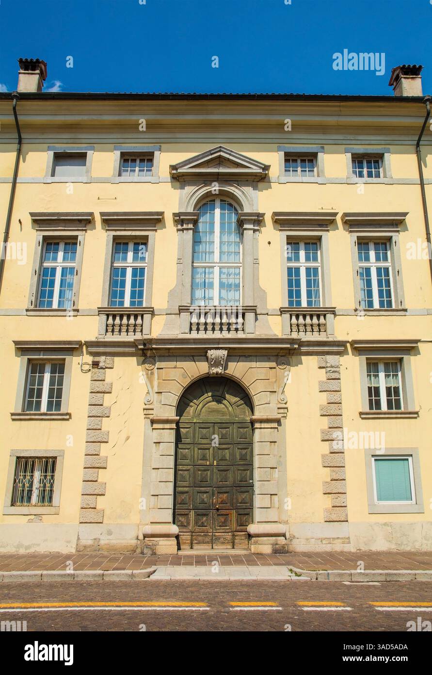 The historic Palazzo del Giudice-Rocchis in the centre of Udine, Friuli ...