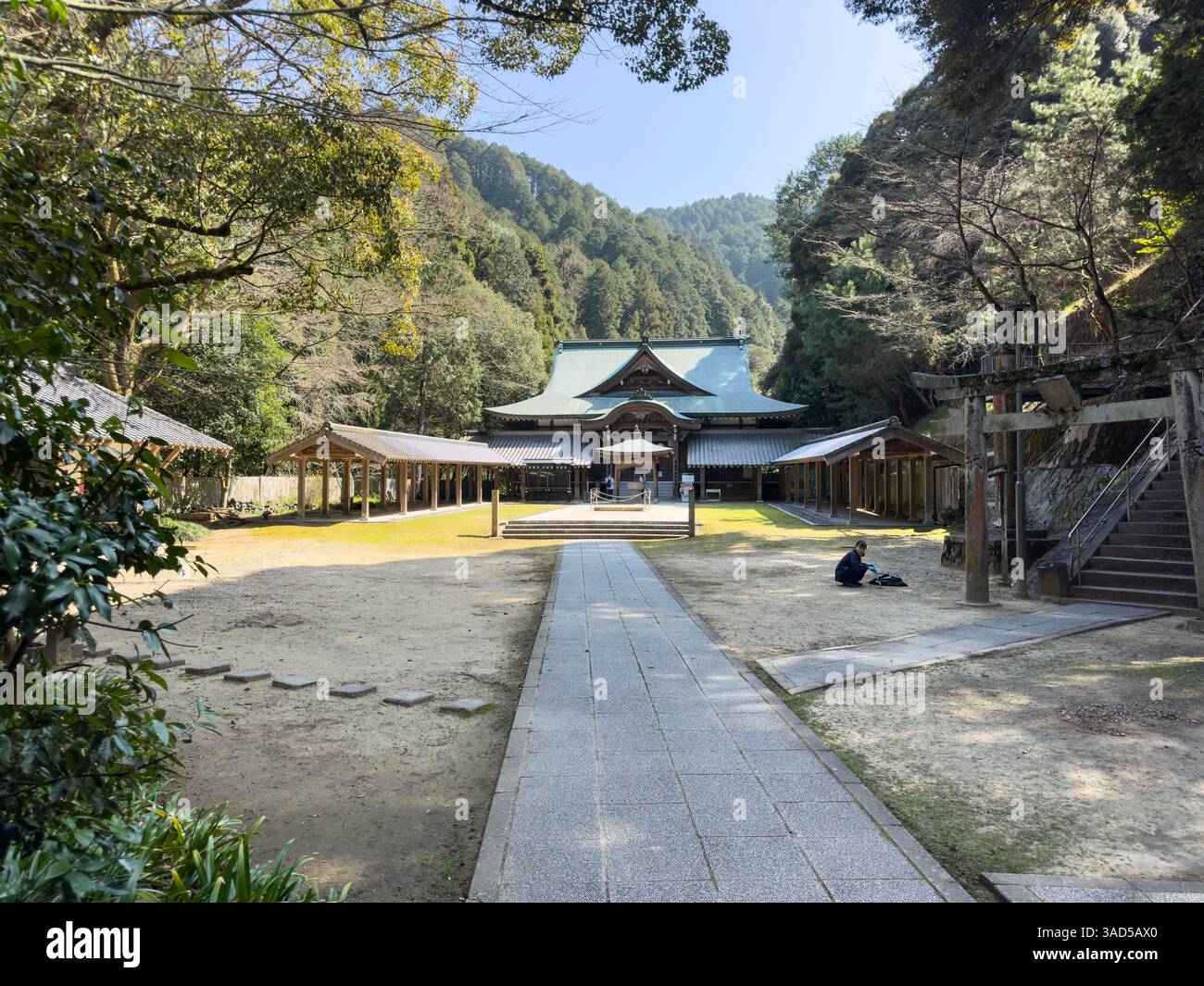23rd March 2025, Shikokuchuo, Ehime, Japan - Maegamiji is temple 64 of the Shikoku Pilgrimage ...