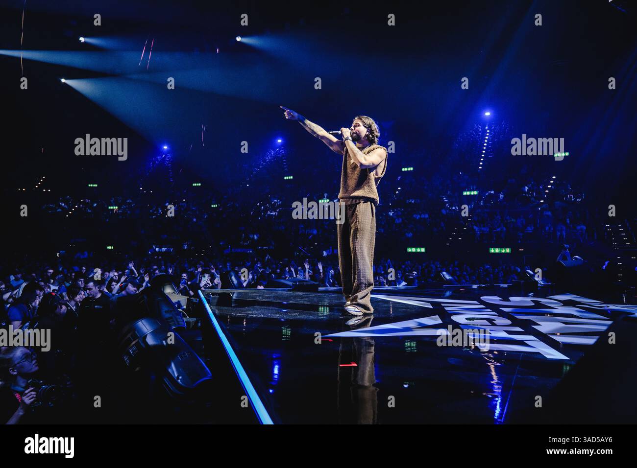 Zurich, Switzerland. 04th Apr, 2025. The Swiss rapper Monet192 performs ...