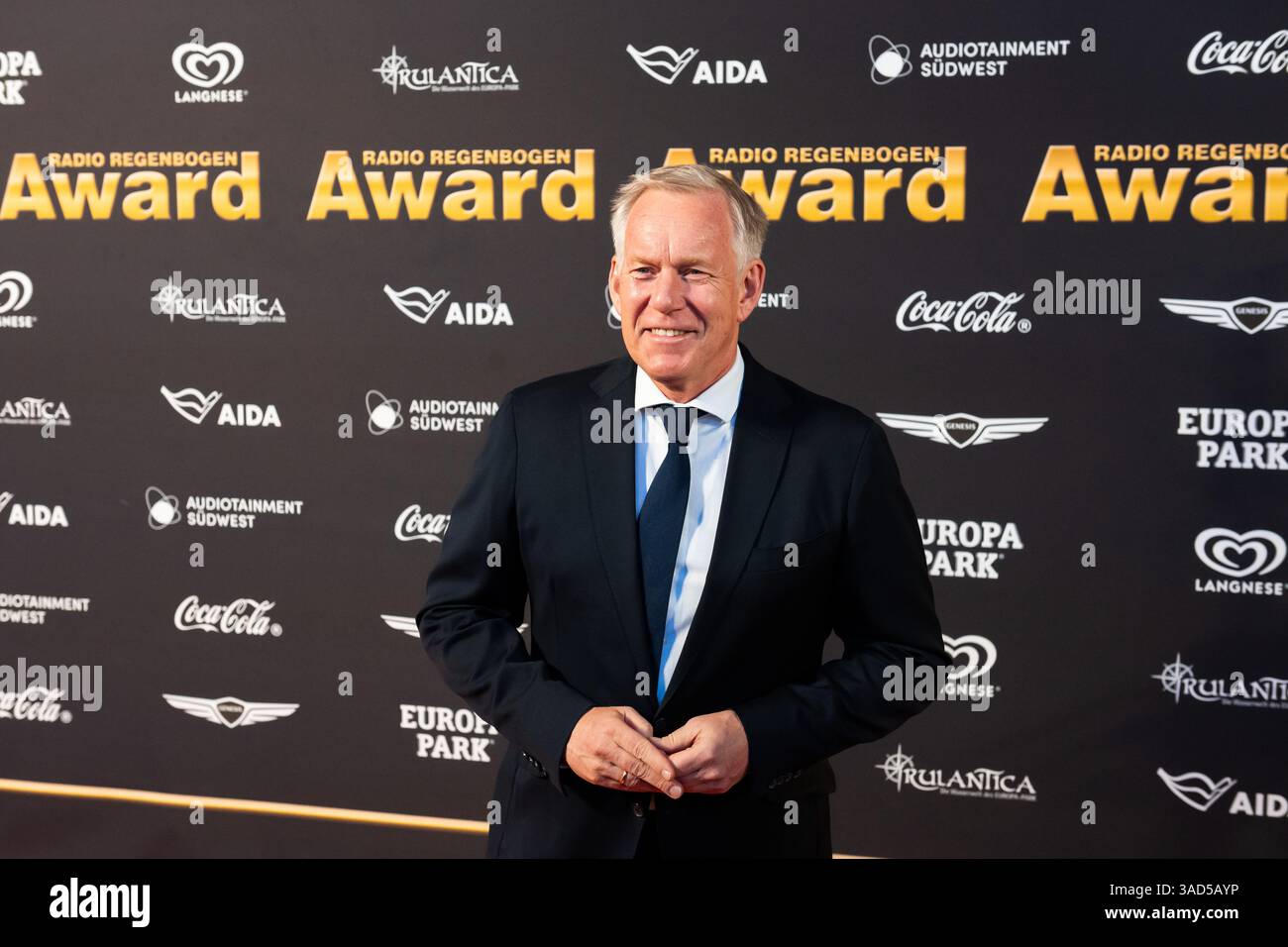 04 April 2025, Baden-Württemberg, Rust: Johannes B. Kerner stands on ...