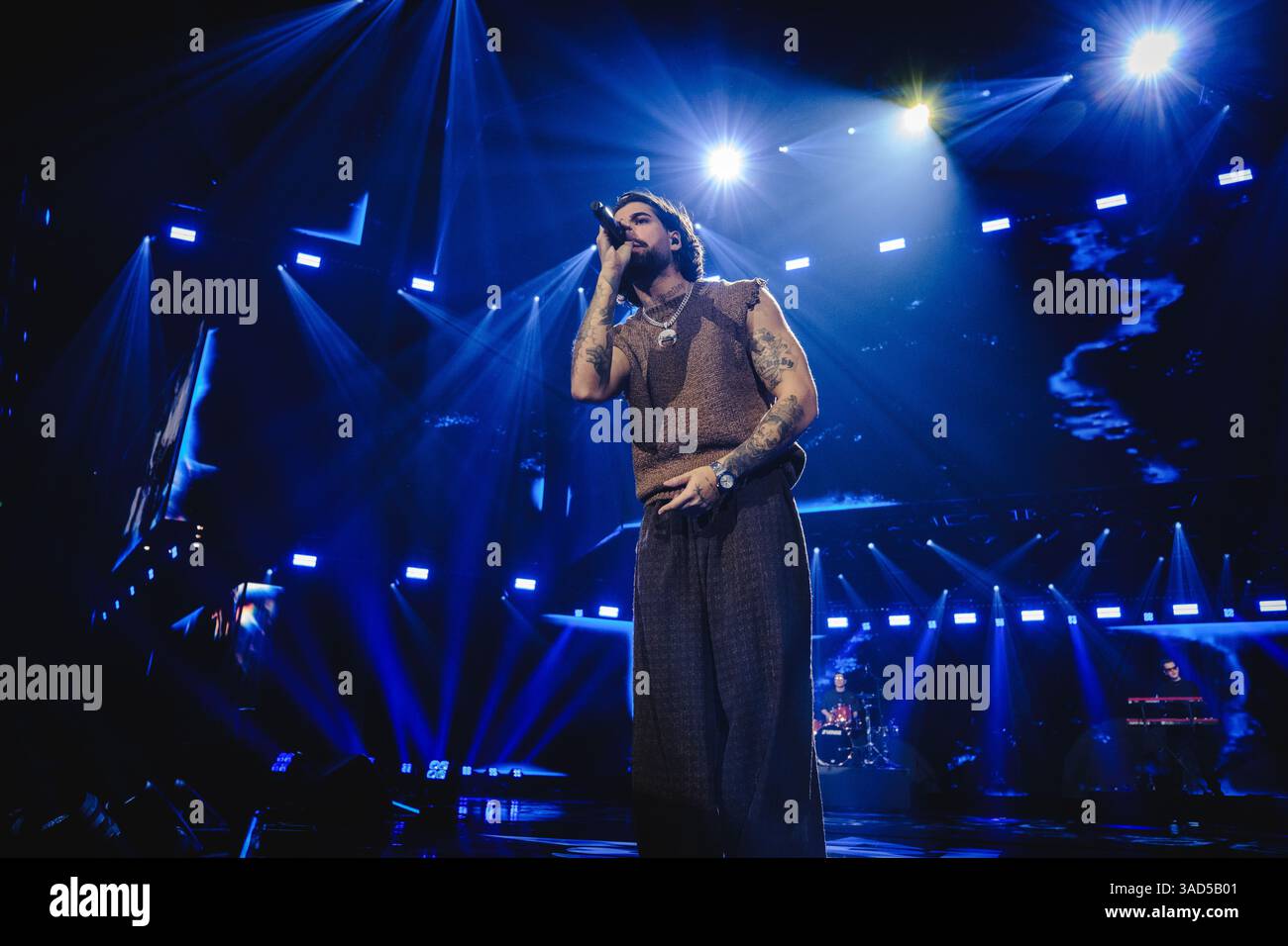 Zurich, Switzerland. 04th Apr, 2025. The Swiss rapper Monet192 performs ...
