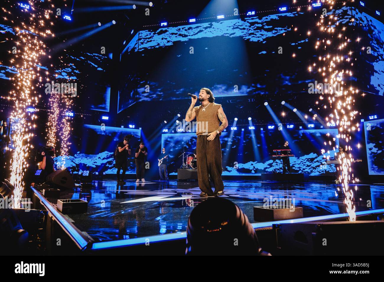 Zurich, Switzerland. 04th Apr, 2025. The Swiss rapper Monet192 performs ...